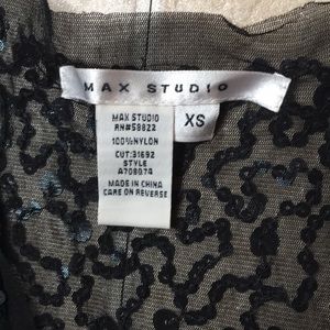 Max Studio | Tops | Sheer Sequined Tank | Poshmark